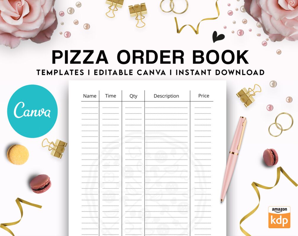 Pizza Order Form Template: Streamline Your Ordering Process - KDP
