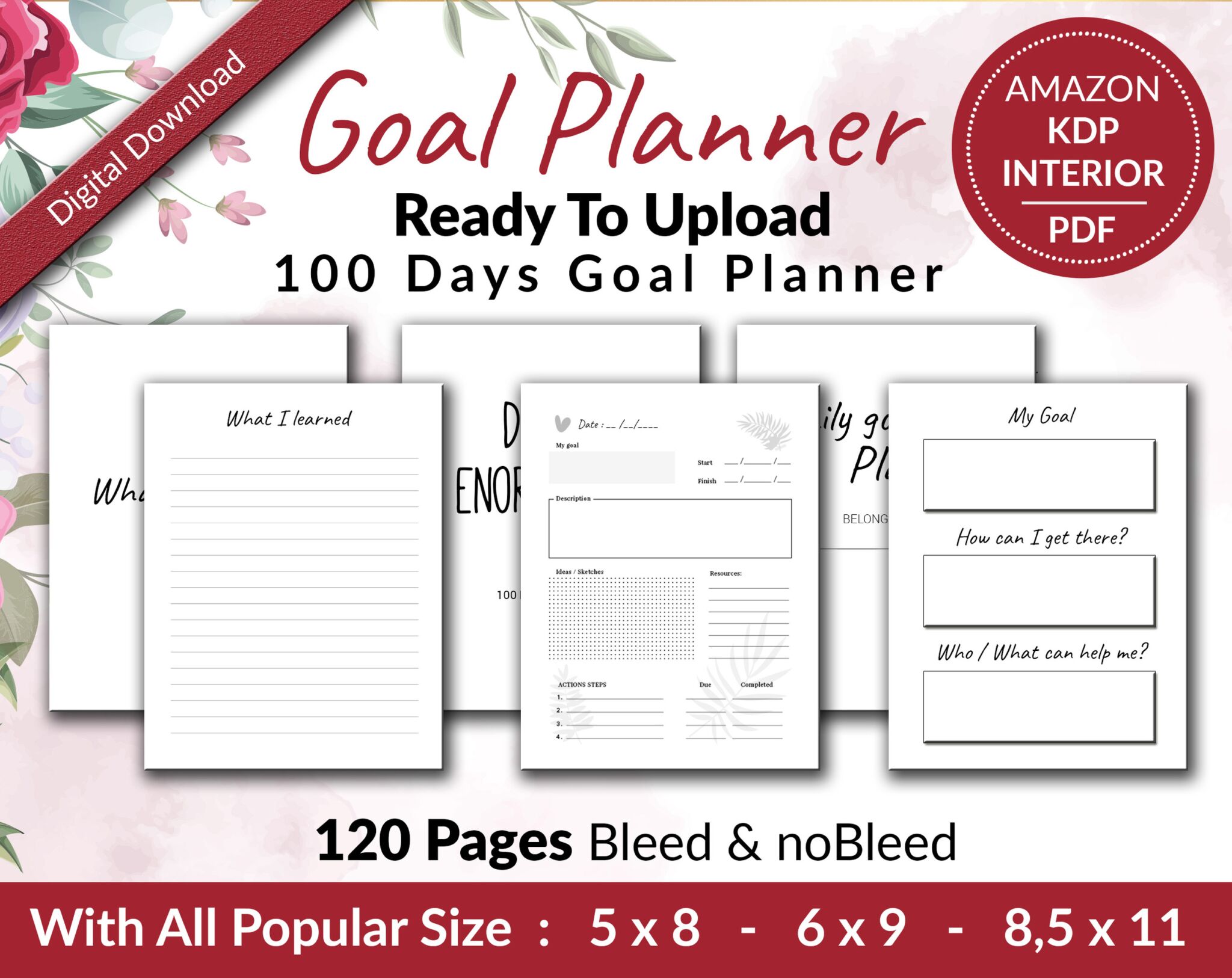Daily Planner Diary: Boost Productivity - 120 Pages, 6x9 Size