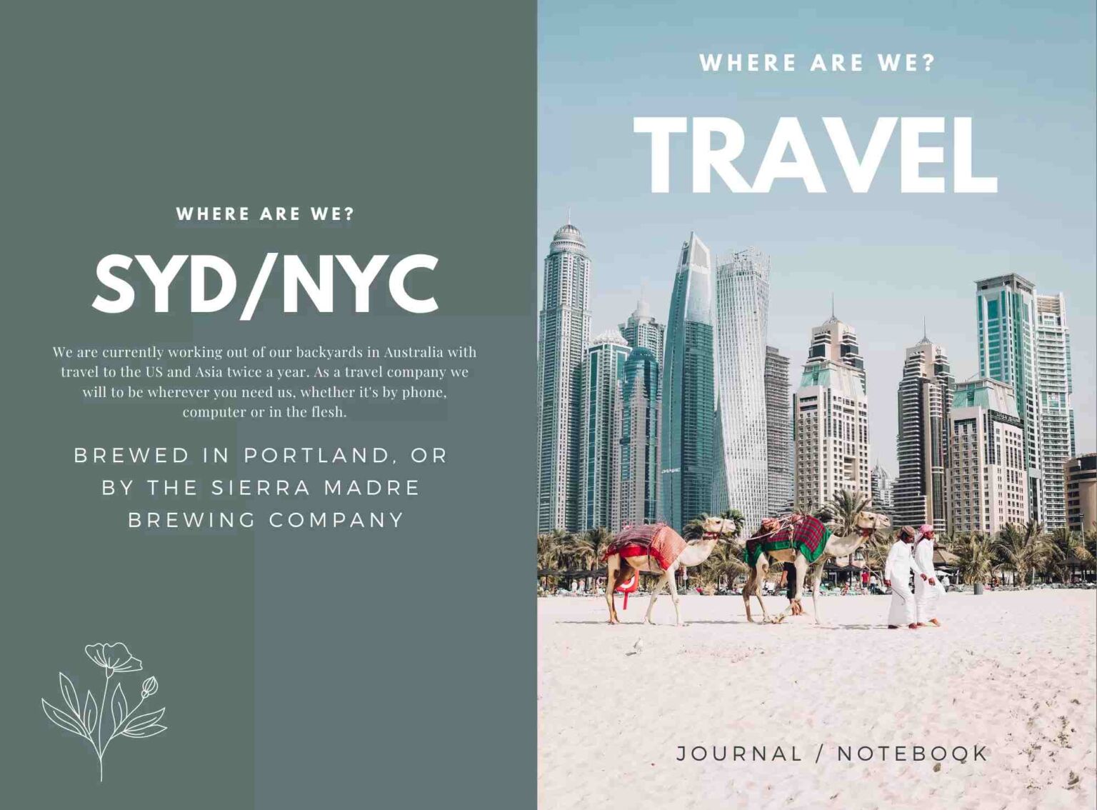 Travel Canva kdp Cover template Notebook/Journal Editable Templates 6x9