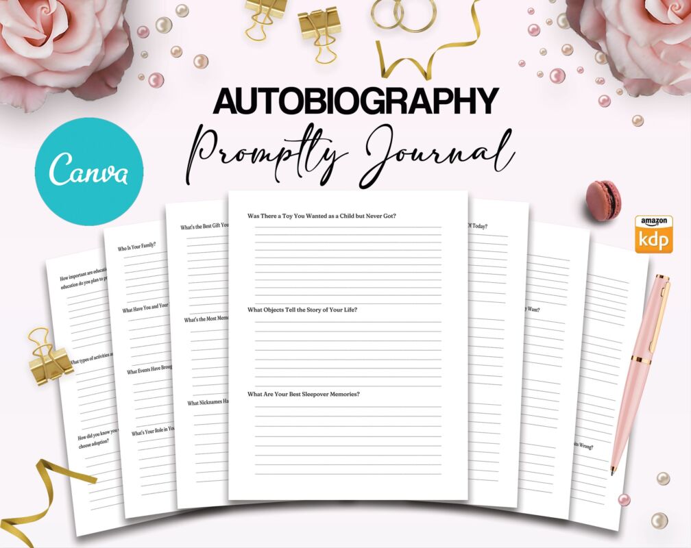 Autobiography Journal Prompts: 100 Journal Prompts to Write Your Life ...