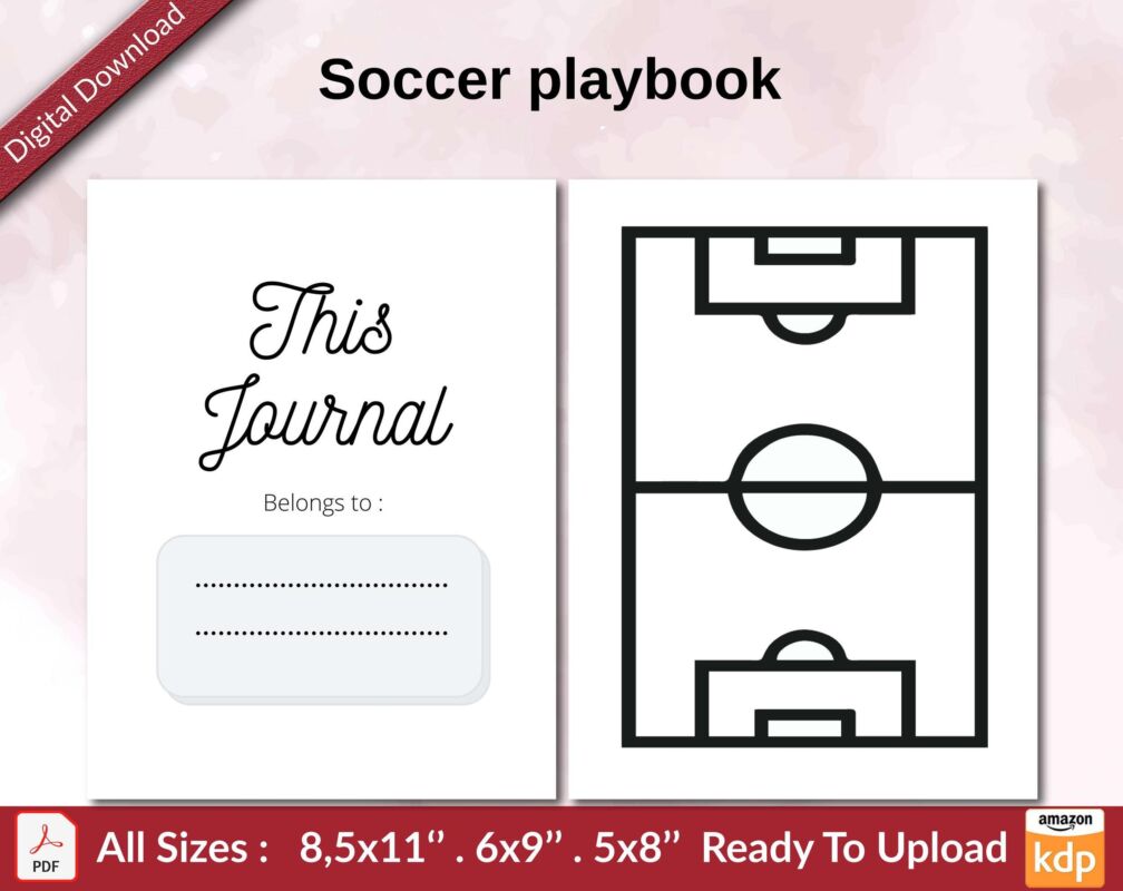 Soccer playbook 120 pages Ready to Upload PDF used as Low Content ...
