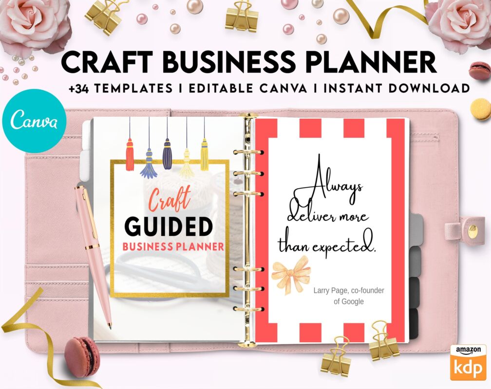 Craft Business Plan Template | Quick Study Business | KDP Interior