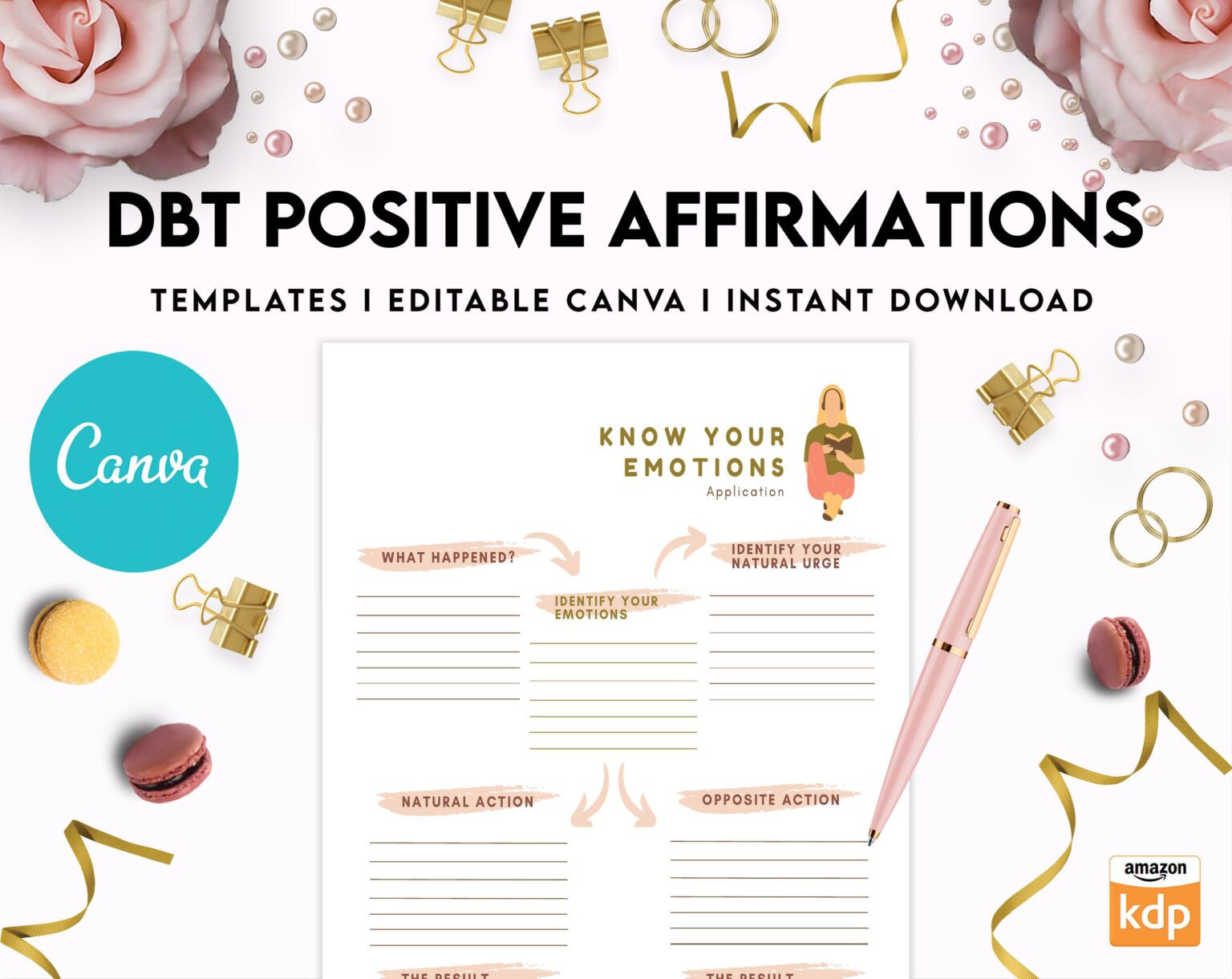 DBT Positive Affirmations - Power of Positive Self Talk - KDP