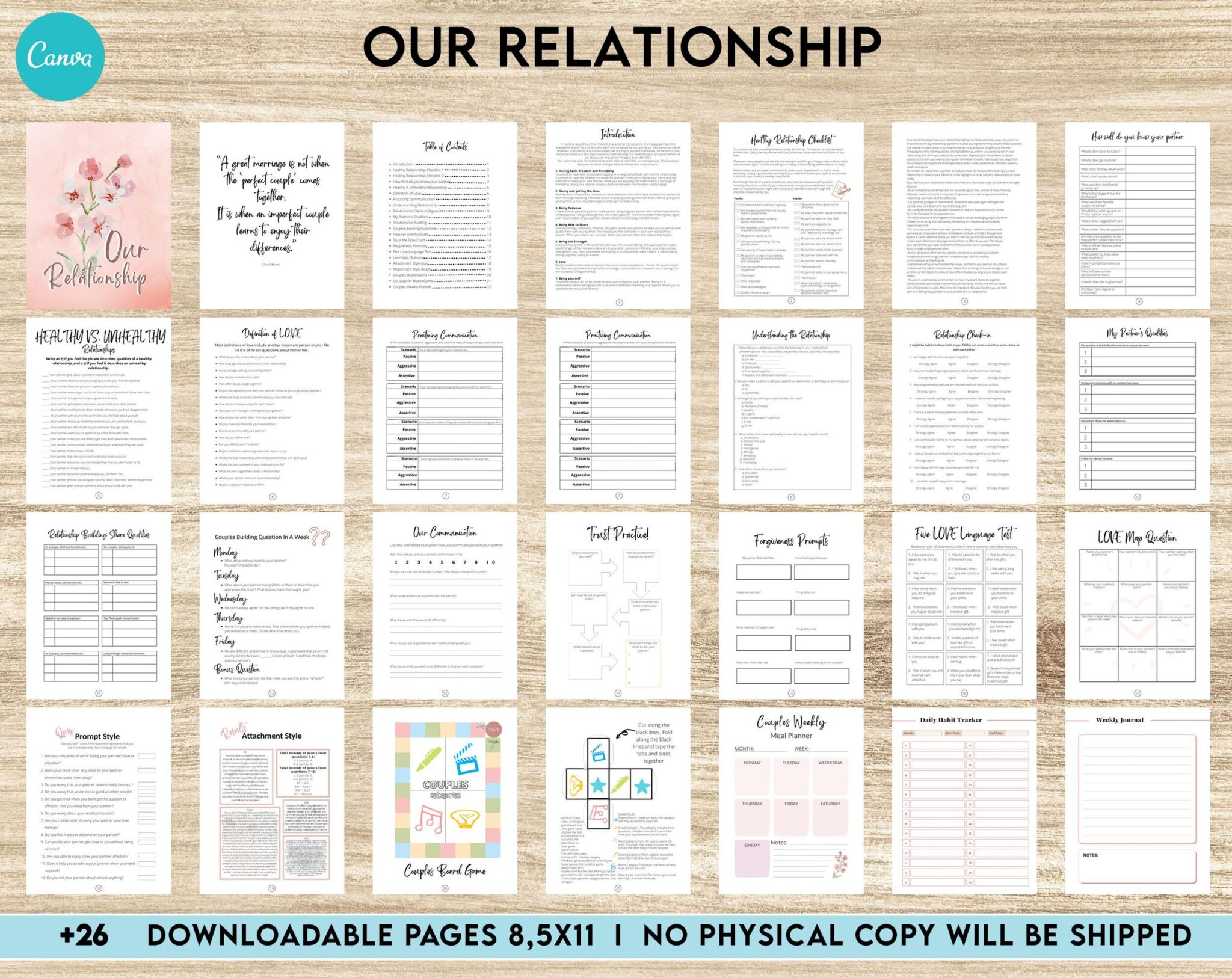 Couples Therapy Journal: Couples Counseling, Marriage, Engaged, Love ...