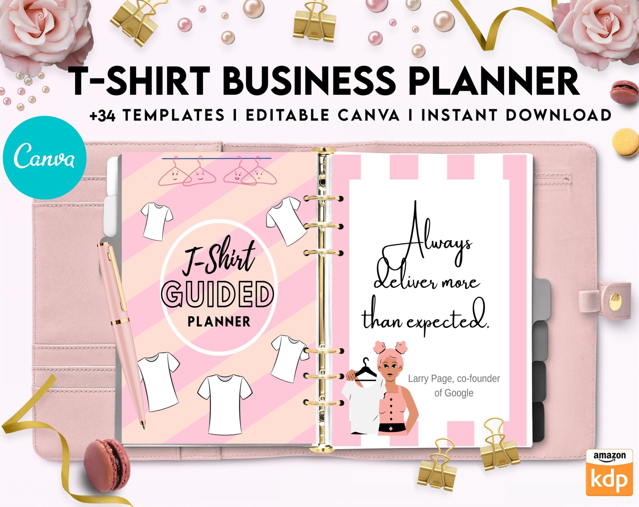 T-shirt Business Planner Template, T-shirt Order form, Invoice, Tracker ...