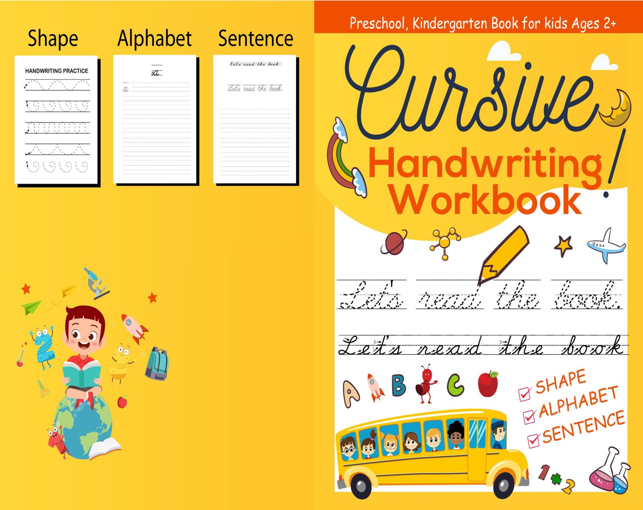 Cursive Handwriting Activity Book PDF File 8 5x11 Inch For Kids Aged 2 Cursive Handwriting Activity Book PDF File 8 5x11 Inch For Kids Aged 2