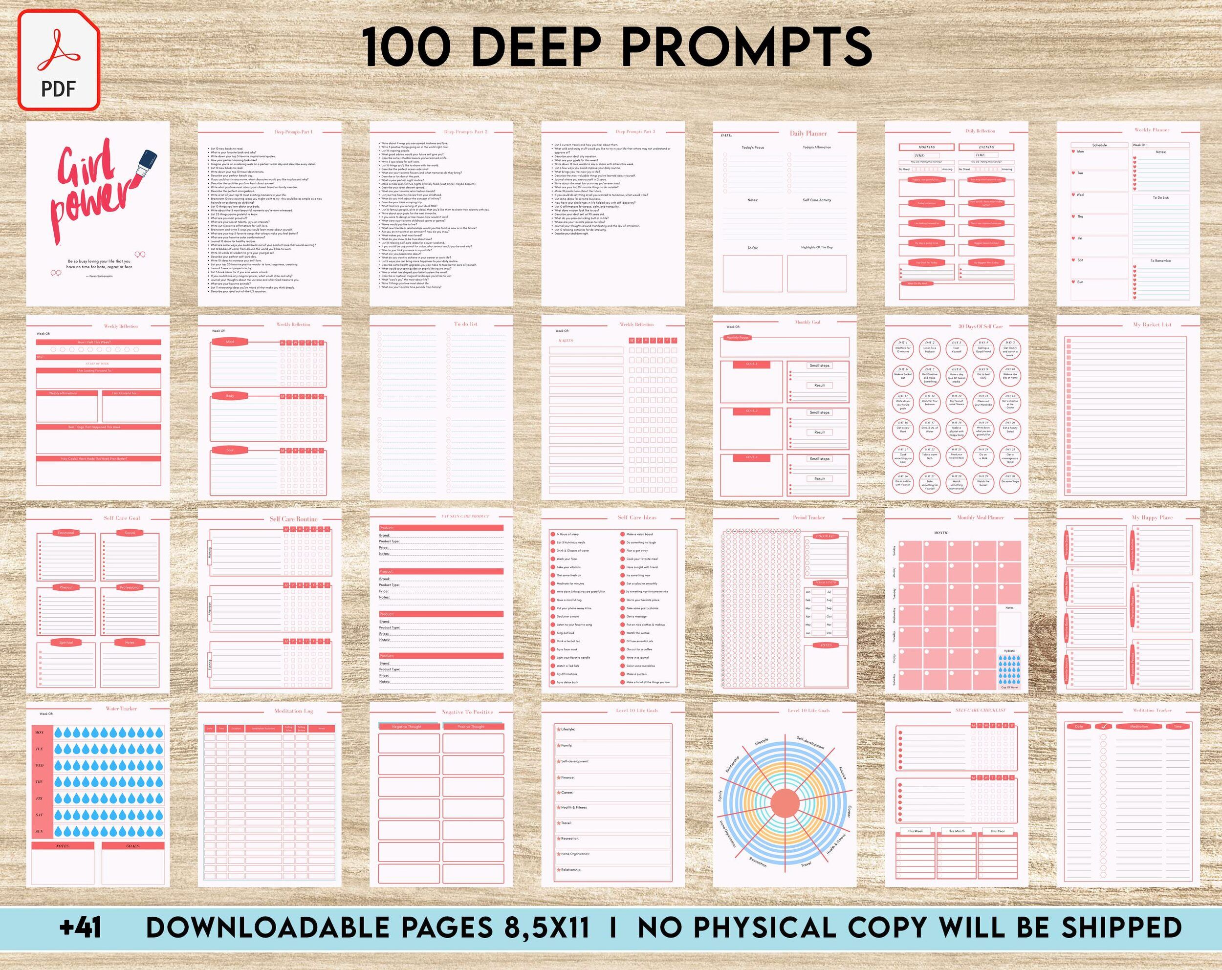 100 Journal Prompts For Mental Health Self Care PDF X 11 Lupon gov ph 100 Journal Prompts For Mental Health Self Care PDF X 11 Lupon gov ph