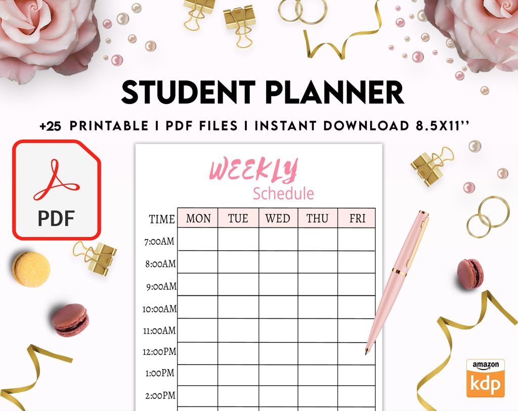 Student Planner , Weekly Schedule, Grade Tracker, Assignment Tracker ...