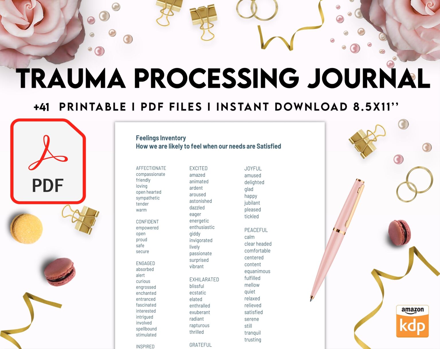 Trauma Timeline Worksheet - Editable PDF Template - KDP Interior