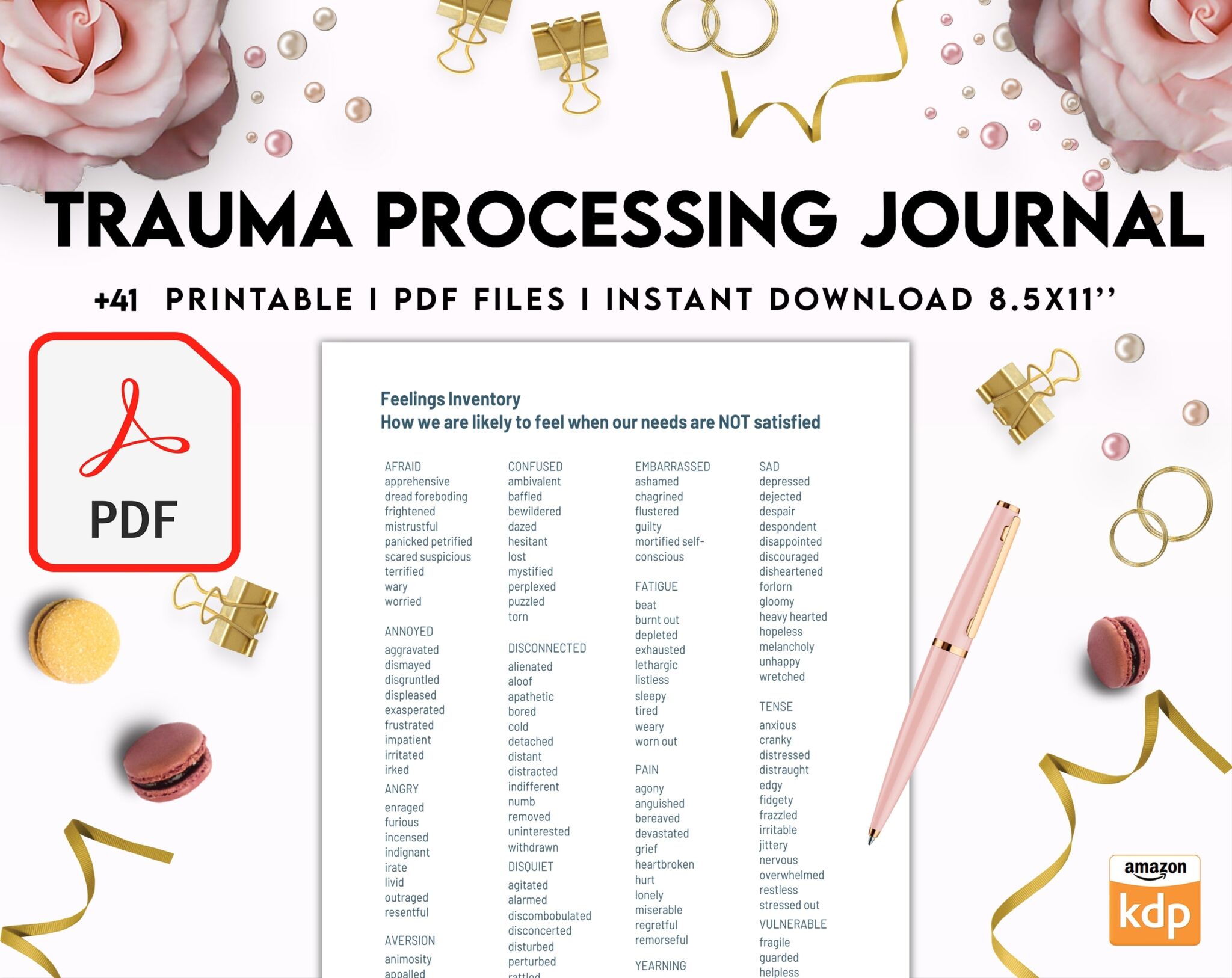 Trauma Timeline Worksheet - Editable PDF Template - KDP Interior