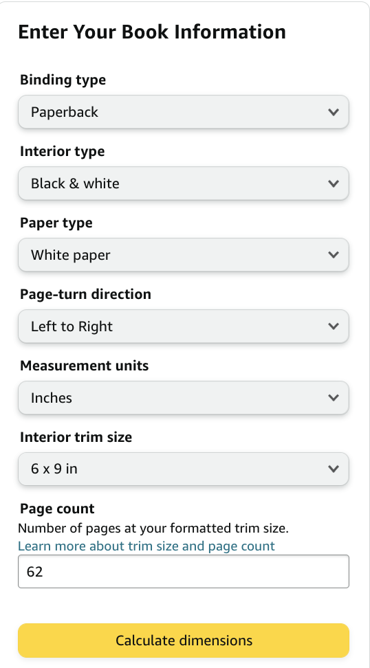 Step-by-Step KDP Template Cover Tutorial - KDP Interior
