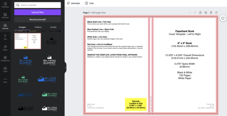 Step-by-Step KDP Template Cover Tutorial - KDP Interior