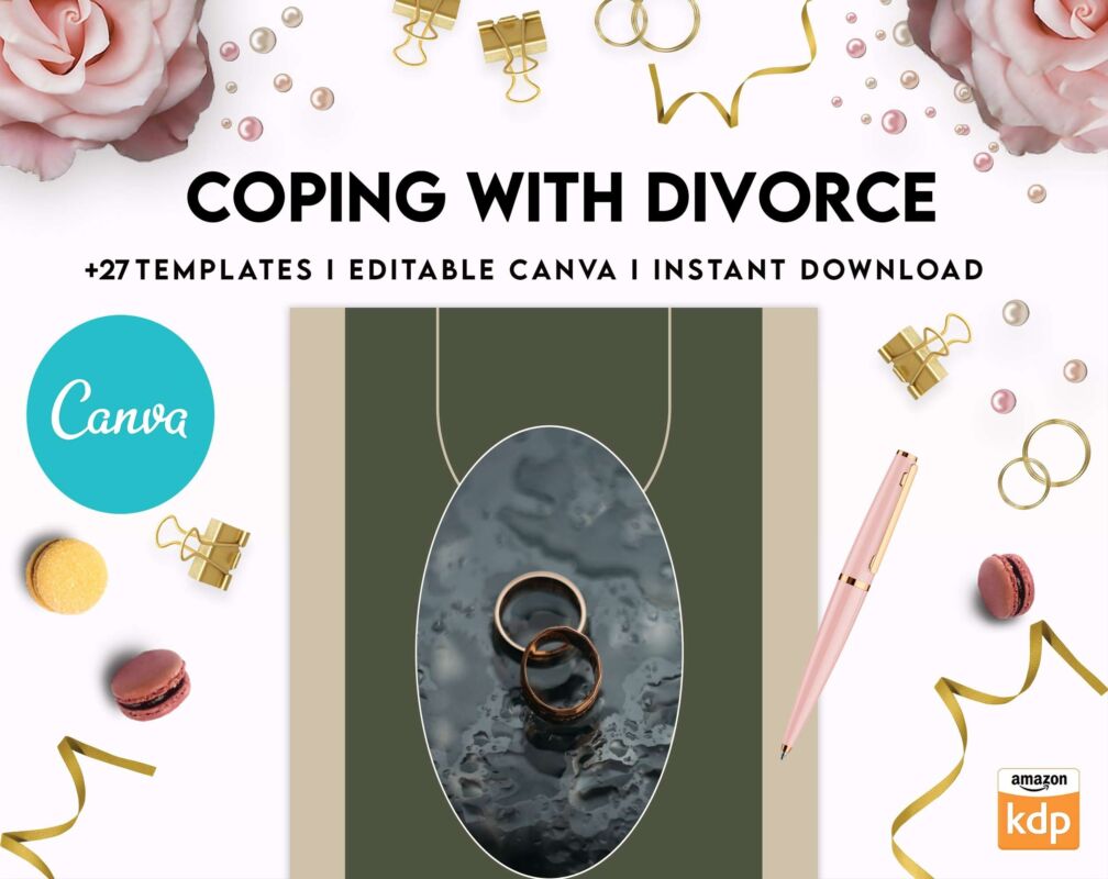"Empowering Recovery: Divorce Journal Template | 27 Pages"