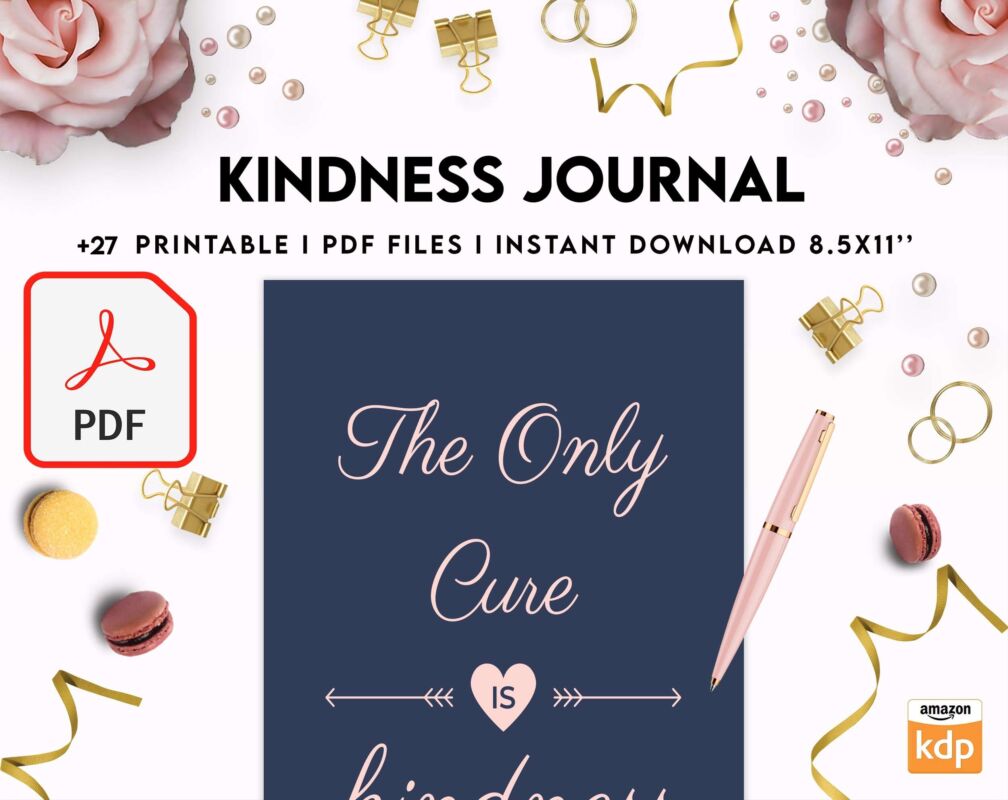 Kindness Journal, act of kindness, therapy journal , self discovery ...