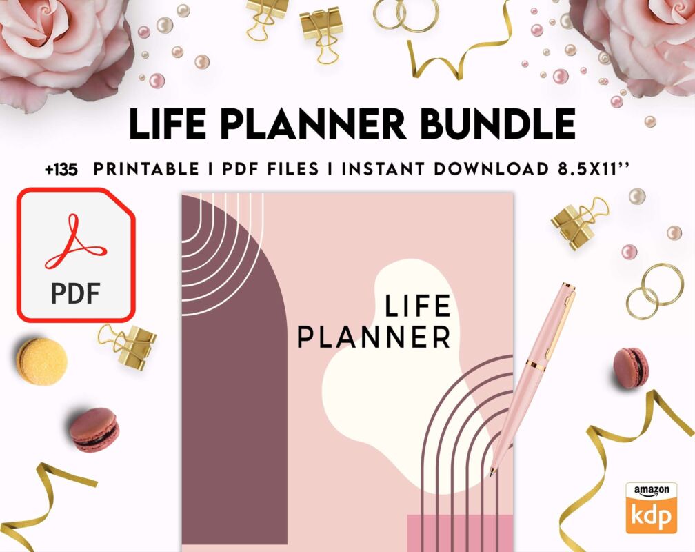 Life Planner Bundle, life organizer, adhd planner, productivity planner ...