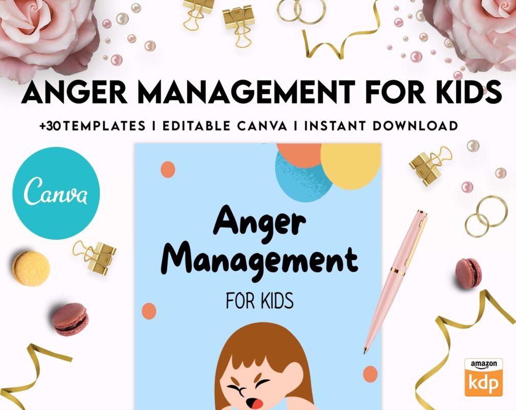 Kids Therapy Journal: 30 Canva Editable Templates for Emotional Health ...