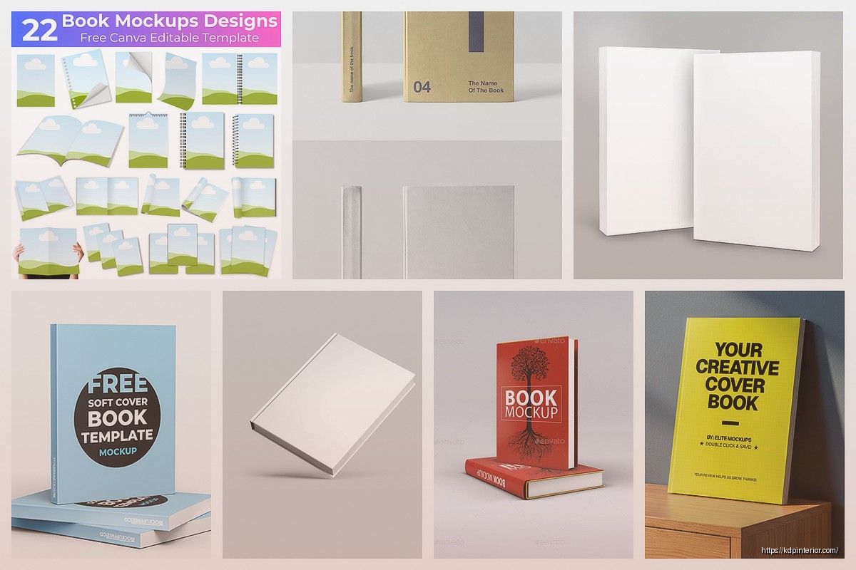 Cover Book Mockup Free: No-Cost Visualization KDP Interior