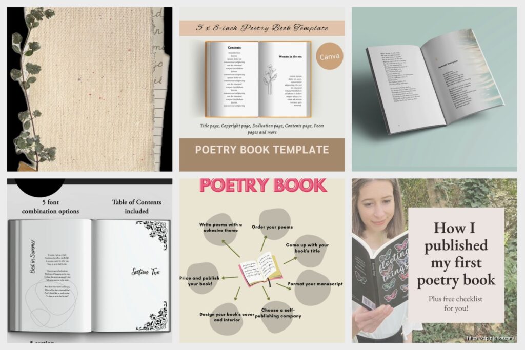 Poetry Book Template: Verse Publishing Layout KDP Interior